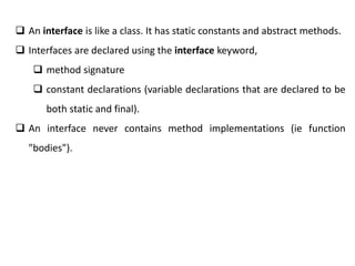 Javainterface | PPTX