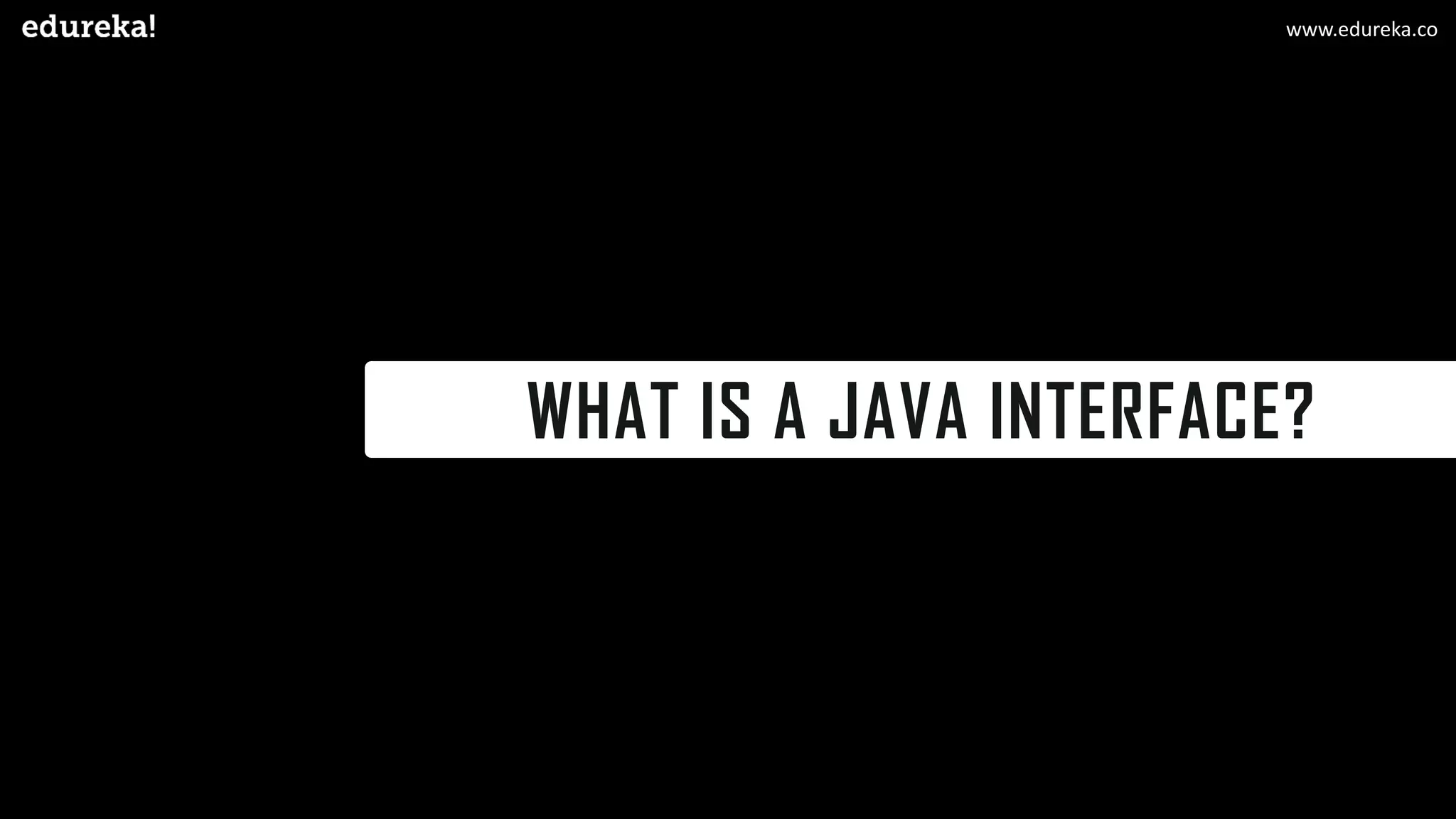 What Is Interface In Java How To Implement Multiple Inheritance Using Interface Edureka Ppt