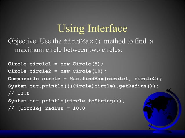 Java interfaces