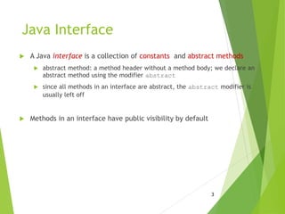 Java interfaces | PPT