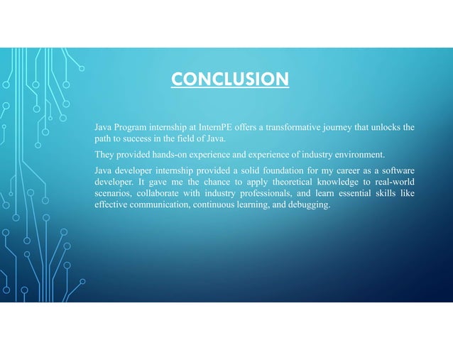 java internshijnkjgkyhjytrctgjngp ppt.pdf | Free Download