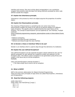 Java interview questions | PDF