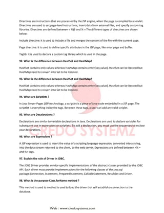 Java interview questions and answers | PDF