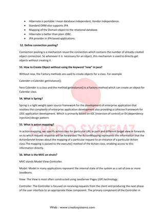 Java interview questions and answers | PDF