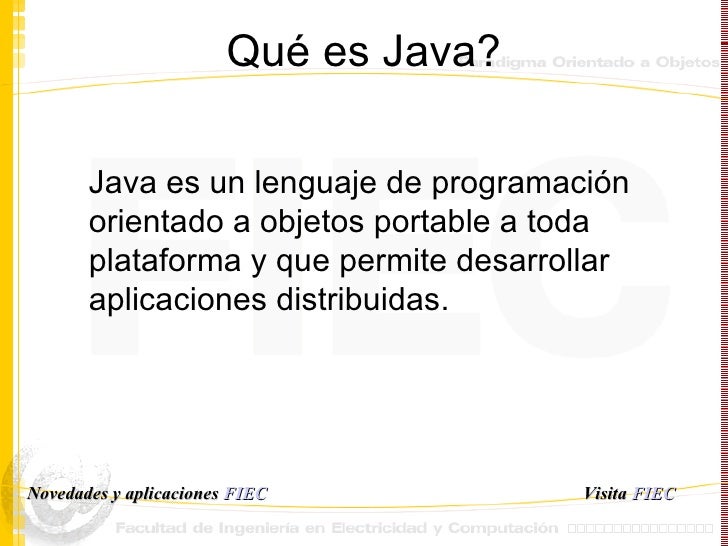 Introduccion a Java