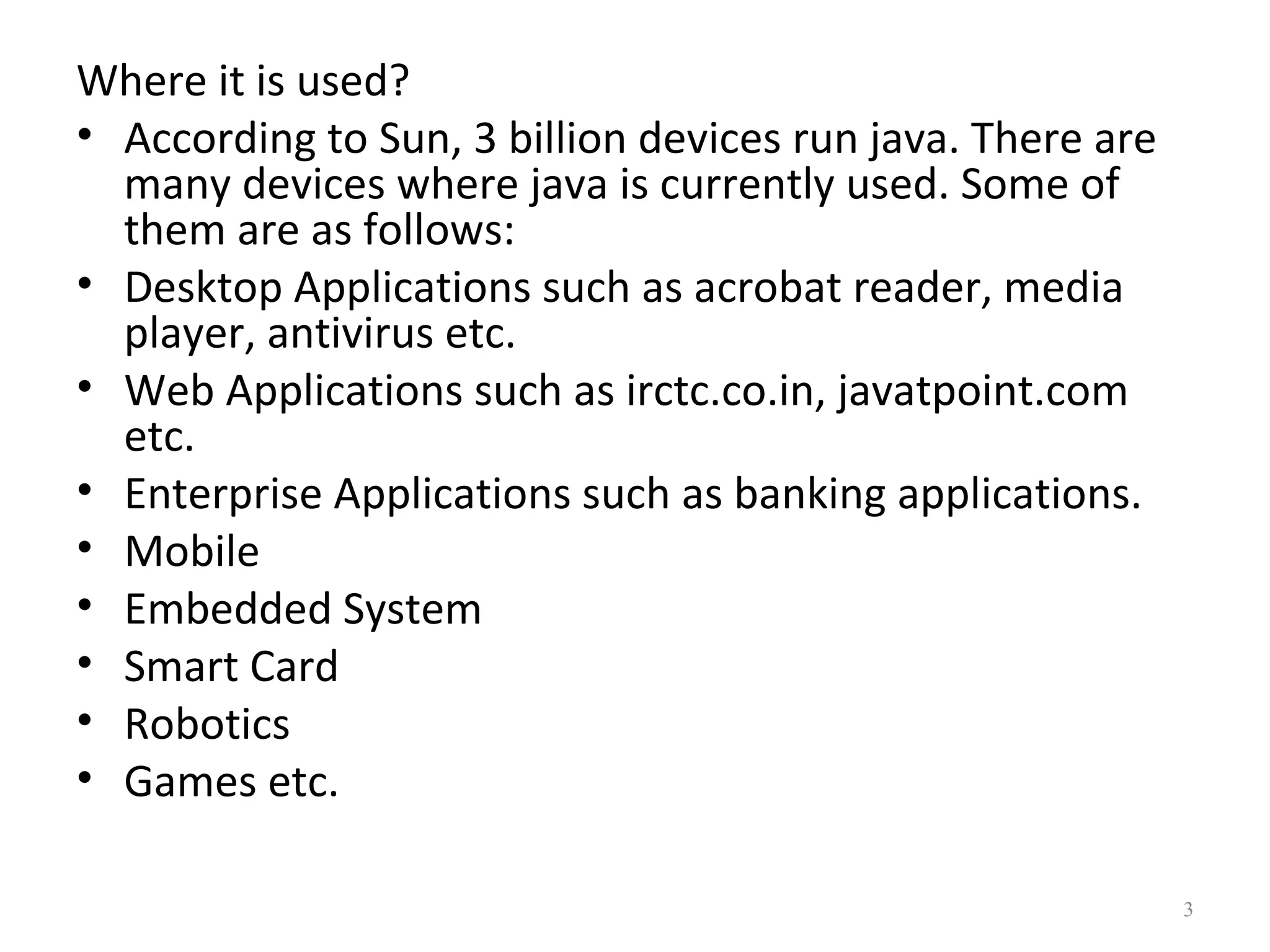Java Introduction Ppt 2533