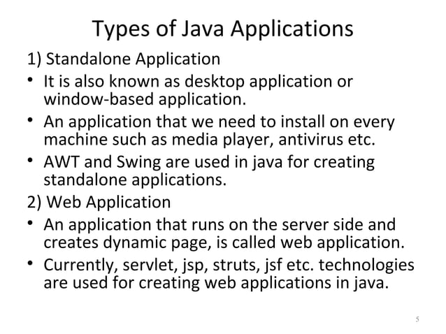 Java introduction | PPT