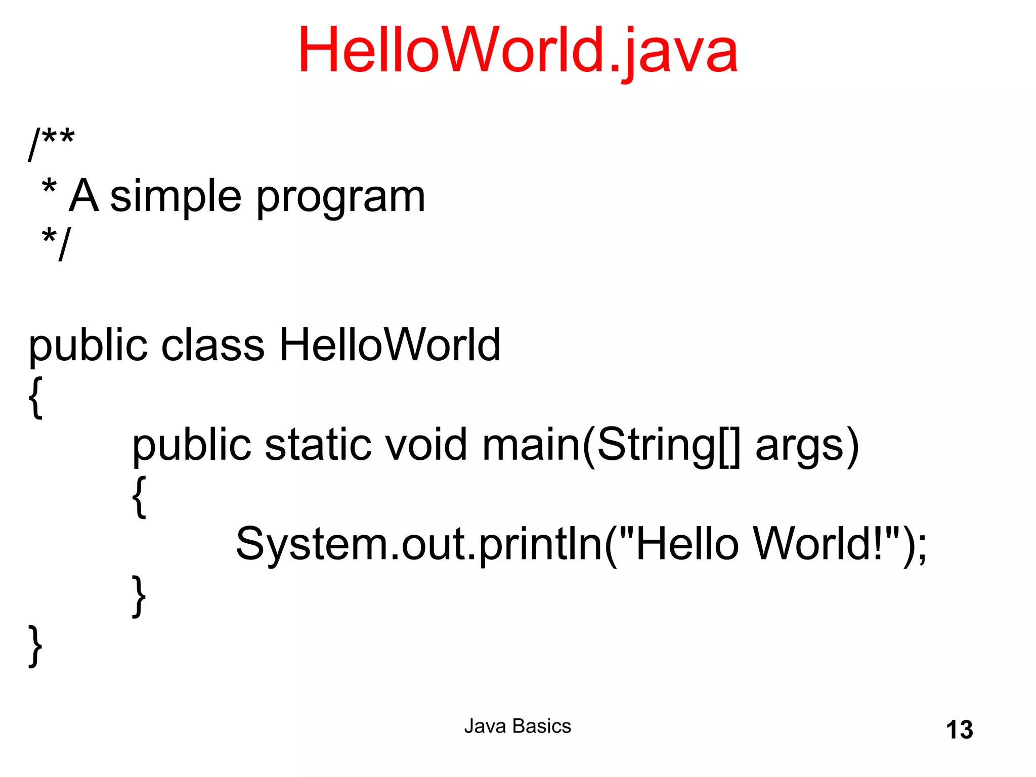 Java introduction | PPT