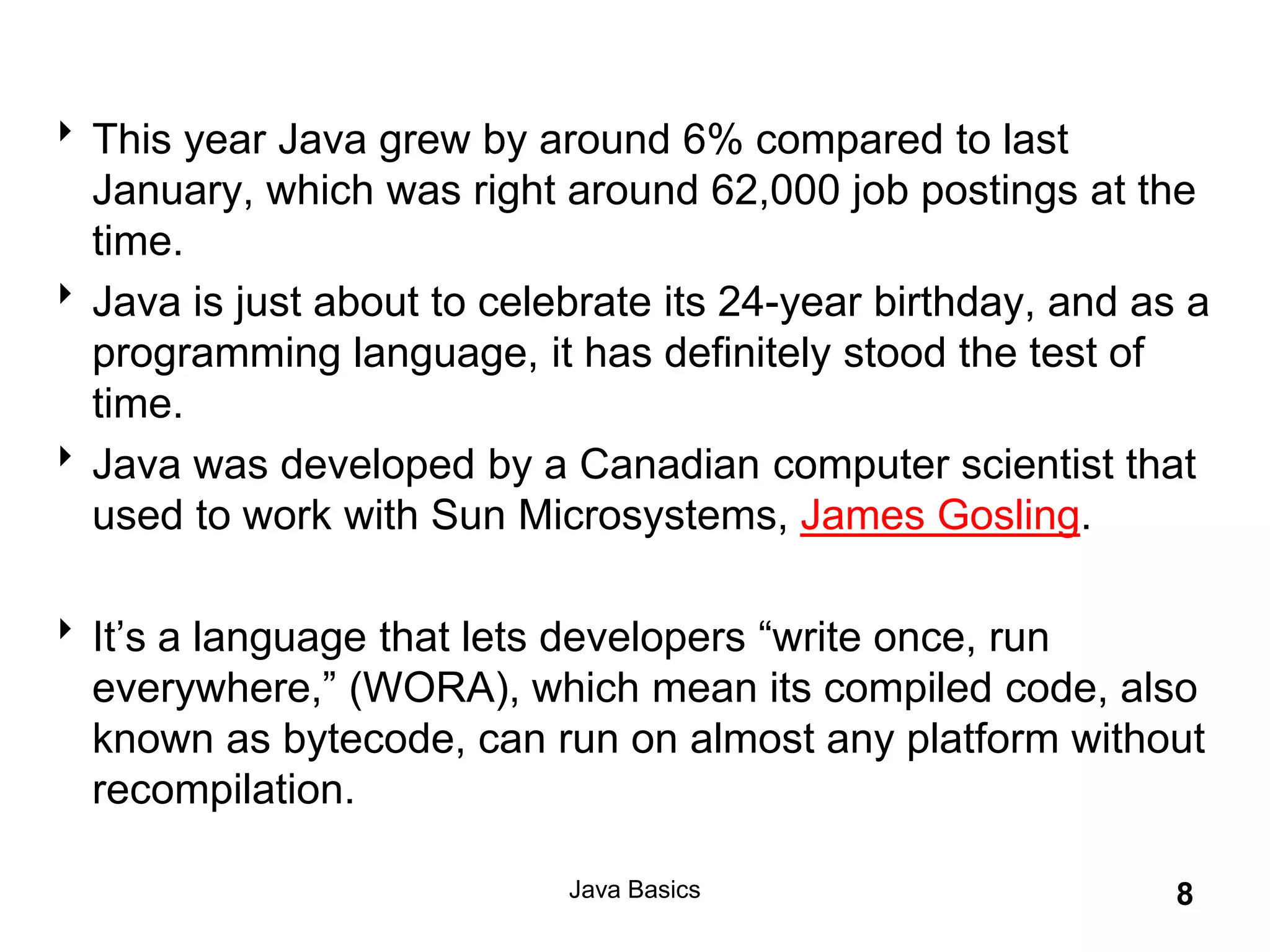 Java introduction | PPT
