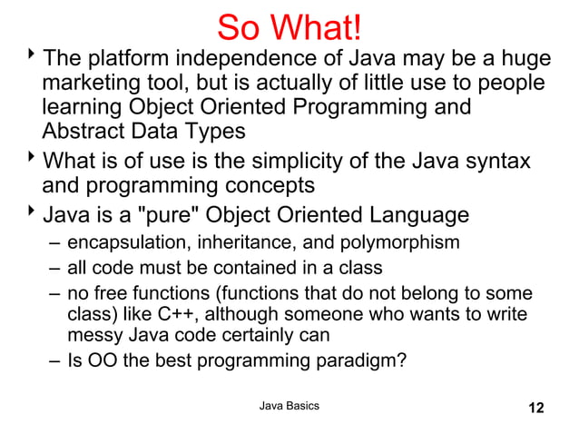 Java introduction | PPT