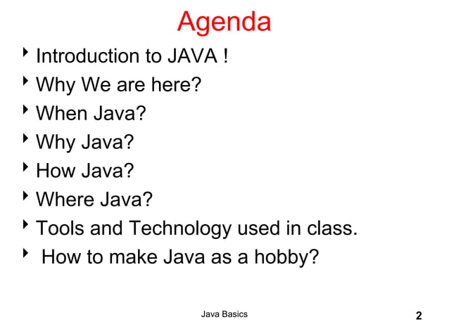 Java introduction | PPT