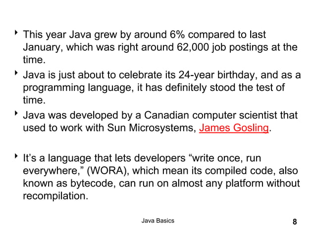 Java introduction | PPT