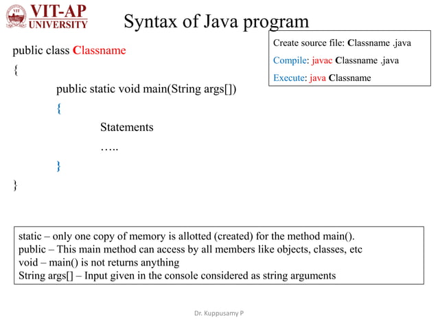 Java introduction | PPT