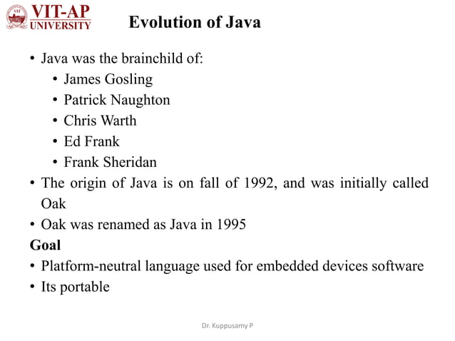 Java introduction | PPT