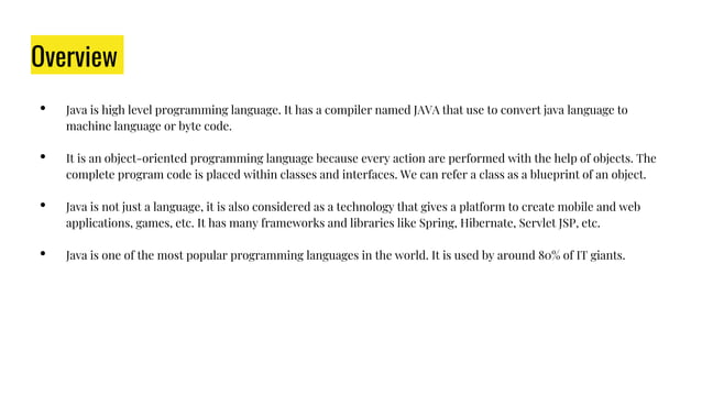 Java Introduction - Quipoin.pptx