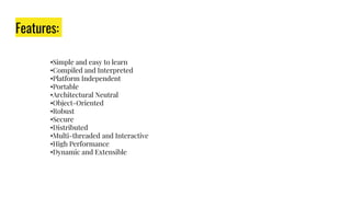 Java Introduction - Quipoin.pptx