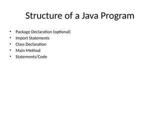 Java_Tokens_Detailed Explanation _Examples | PPTX