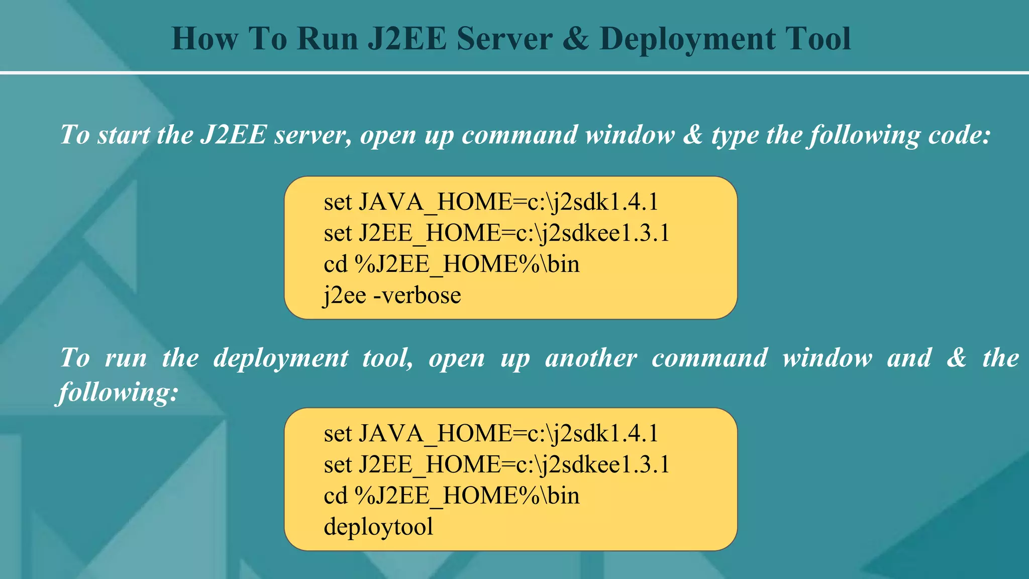 J2EE Standards, Specifications and Process | PDF