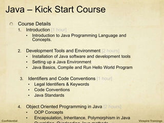 Java/J2EE Trainings From Vinspire Trainers | PPT