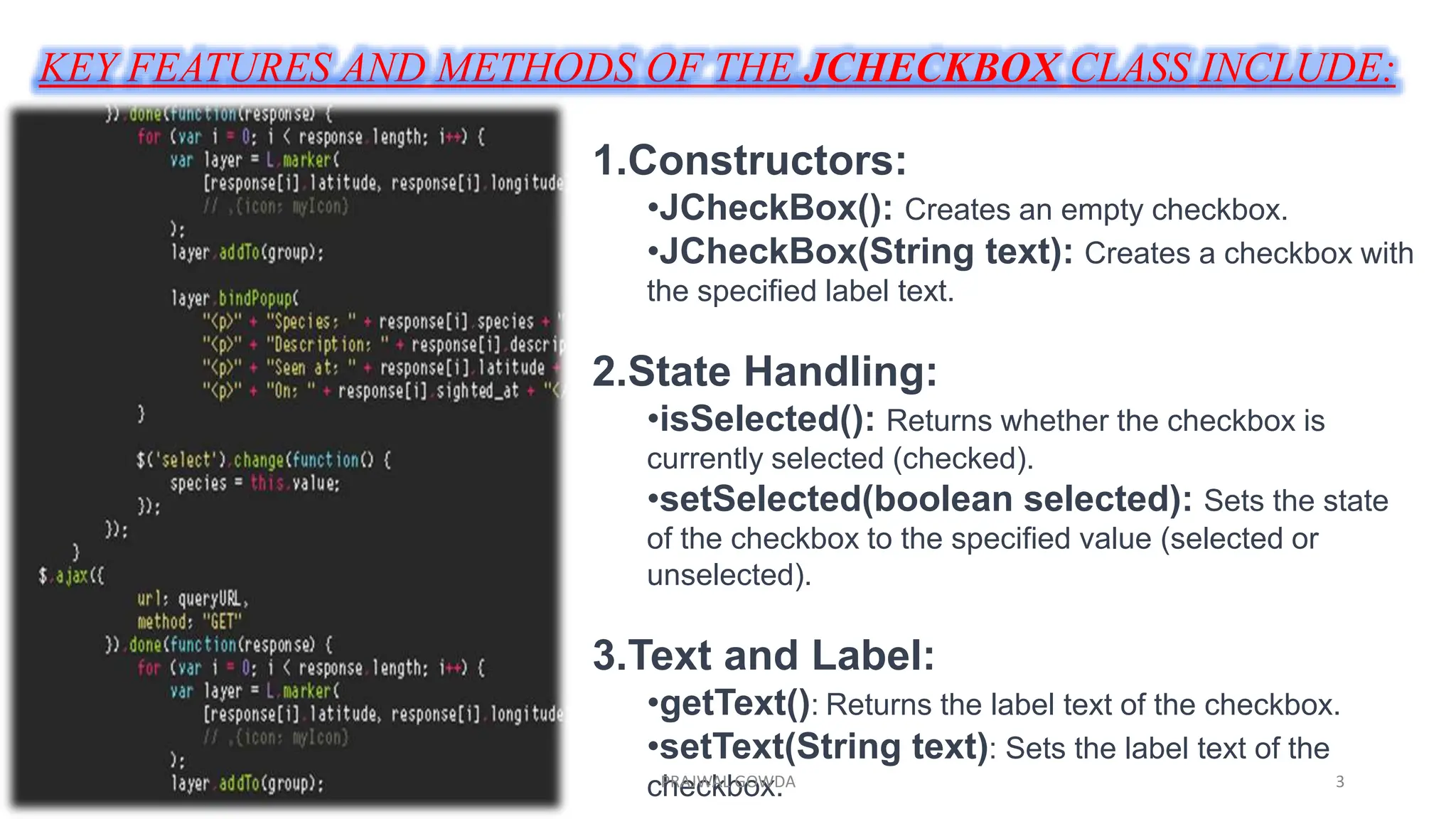 Java Jcheckbox In Simple And Easy Pptx