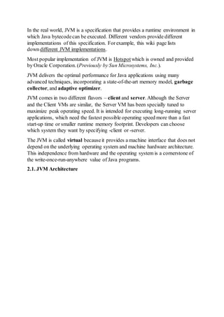 Java JDK.docx | Programming Languages | Computing