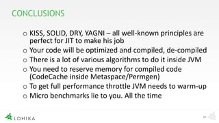 Java Jit. Compilation and optimization by Andrey Kovalenko | PPTX
