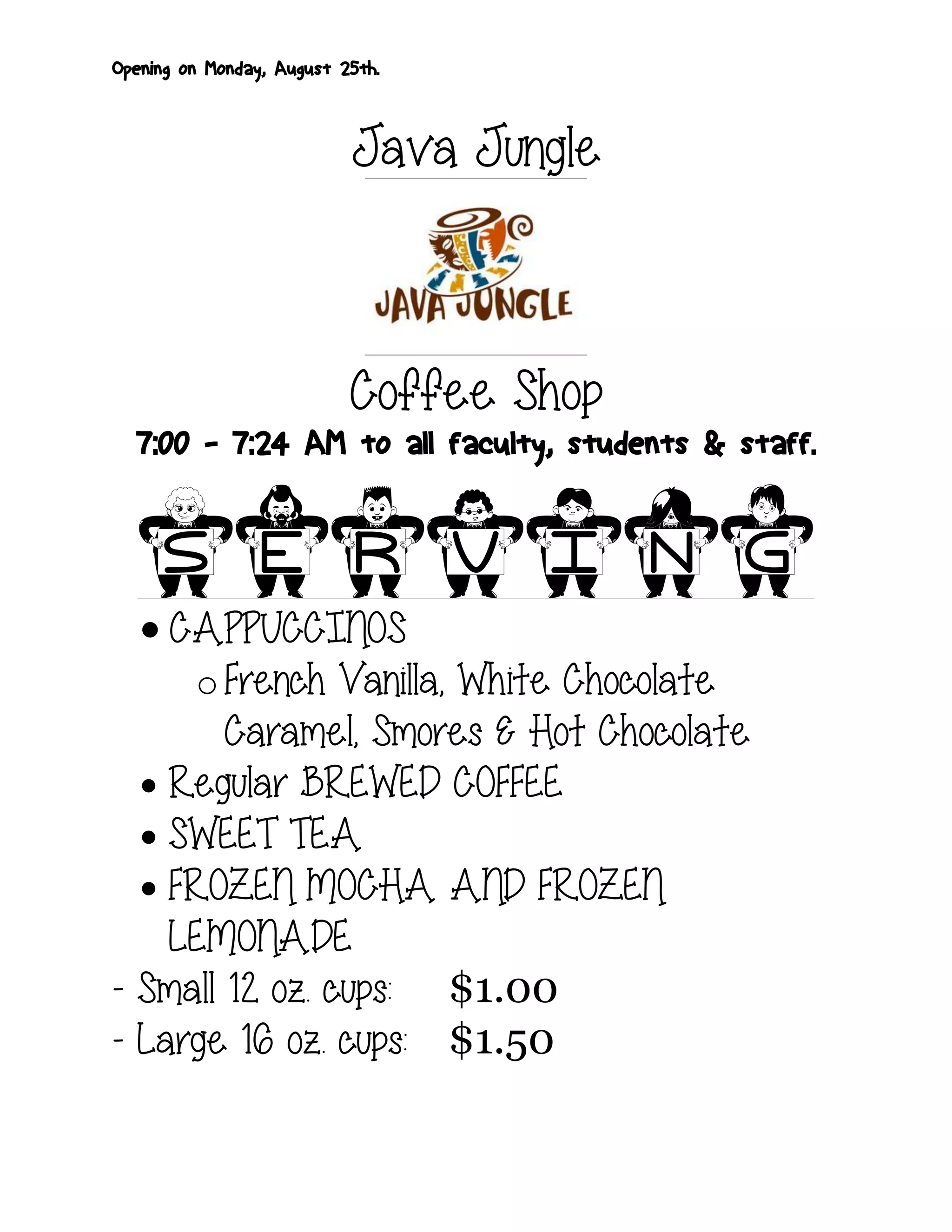 2014 Java Jungle | PDF | Food & Drink