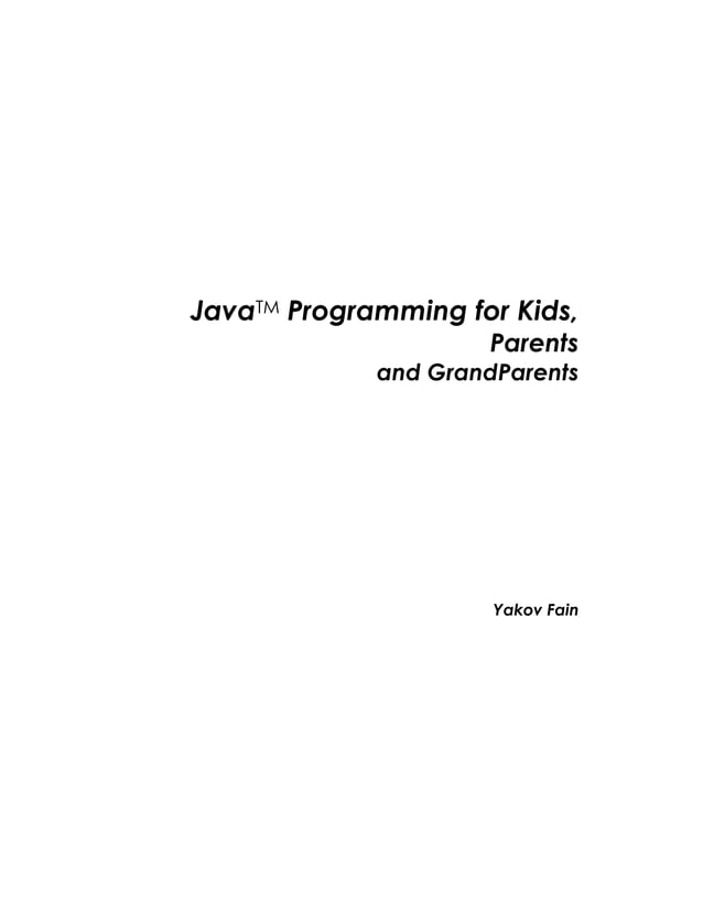 Java kid8x11 | PDF