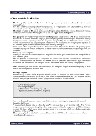 Java lab1 manual | PDF