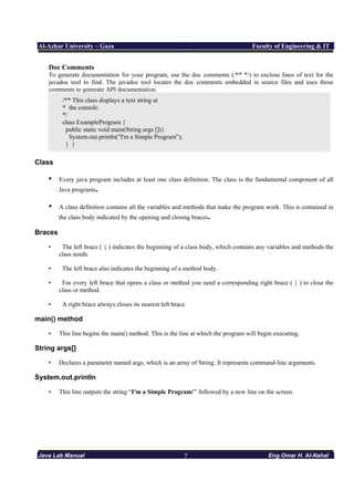 Java lab1 manual | PDF