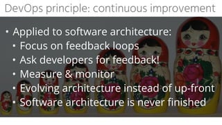 JavaLand 2022 - Software architecture in a DevOps world | PPT