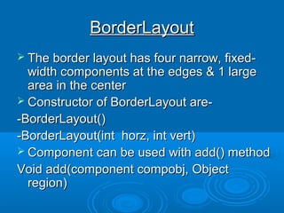 Javalayout | PPT