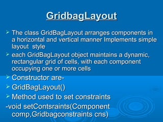 Javalayout | PPT | Programming Languages | Computing