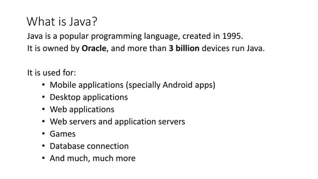 Java Lesson 01 Pptx