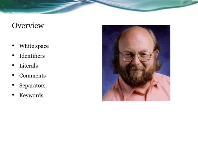 Java – lexical issues | PPTX