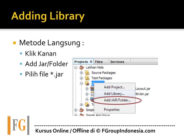 Modul Kelas Programming : Java Library | PPT