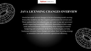 Understanding Java License Cost for Your Business | PDF