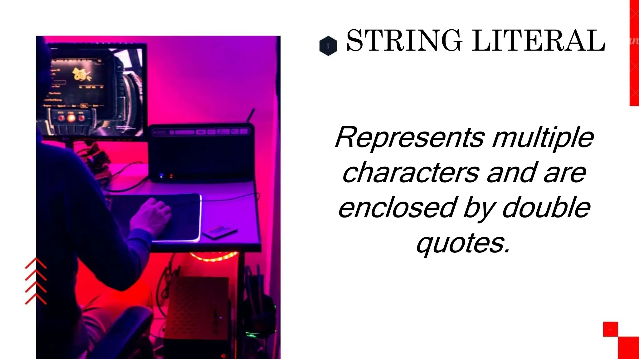 JAVA LITERALS Programming and PPT.pptx | Computing | Technology & Computing