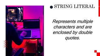 JAVA LITERALS Programming and PPT.pptx | Computing | Technology & Computing