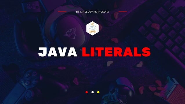 Java Literals Programming And Pptpptx Computing Technology And Computing