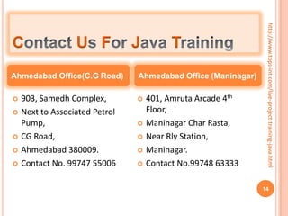 Java live project training | PPT