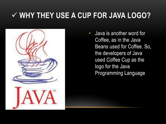 Assignment on Java logo | PPT