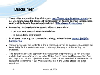 Java ME - 03 - Low Level Graphics E | PPT