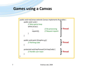 Java ME - 05 - Game API | PPTX