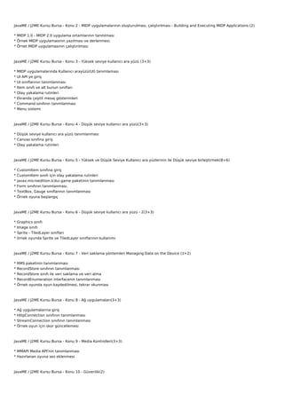 Java me kursu-bursa | PDF