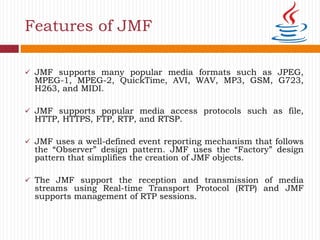 Java media framework | PPT