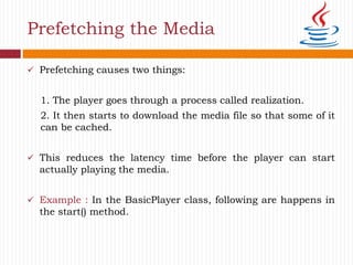 Java media framework | PPT