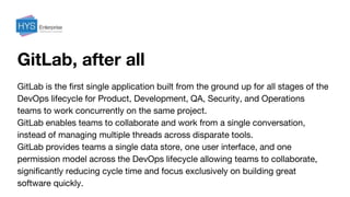 GitLab for CI/CD process | PPTX