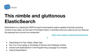 Kibana+ElasticSearch+LogStash to handle Log messages on Prod servers | PPTX
