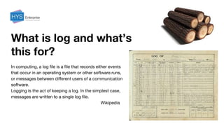 Kibana+ElasticSearch+LogStash to handle Log messages on Prod servers | PPTX